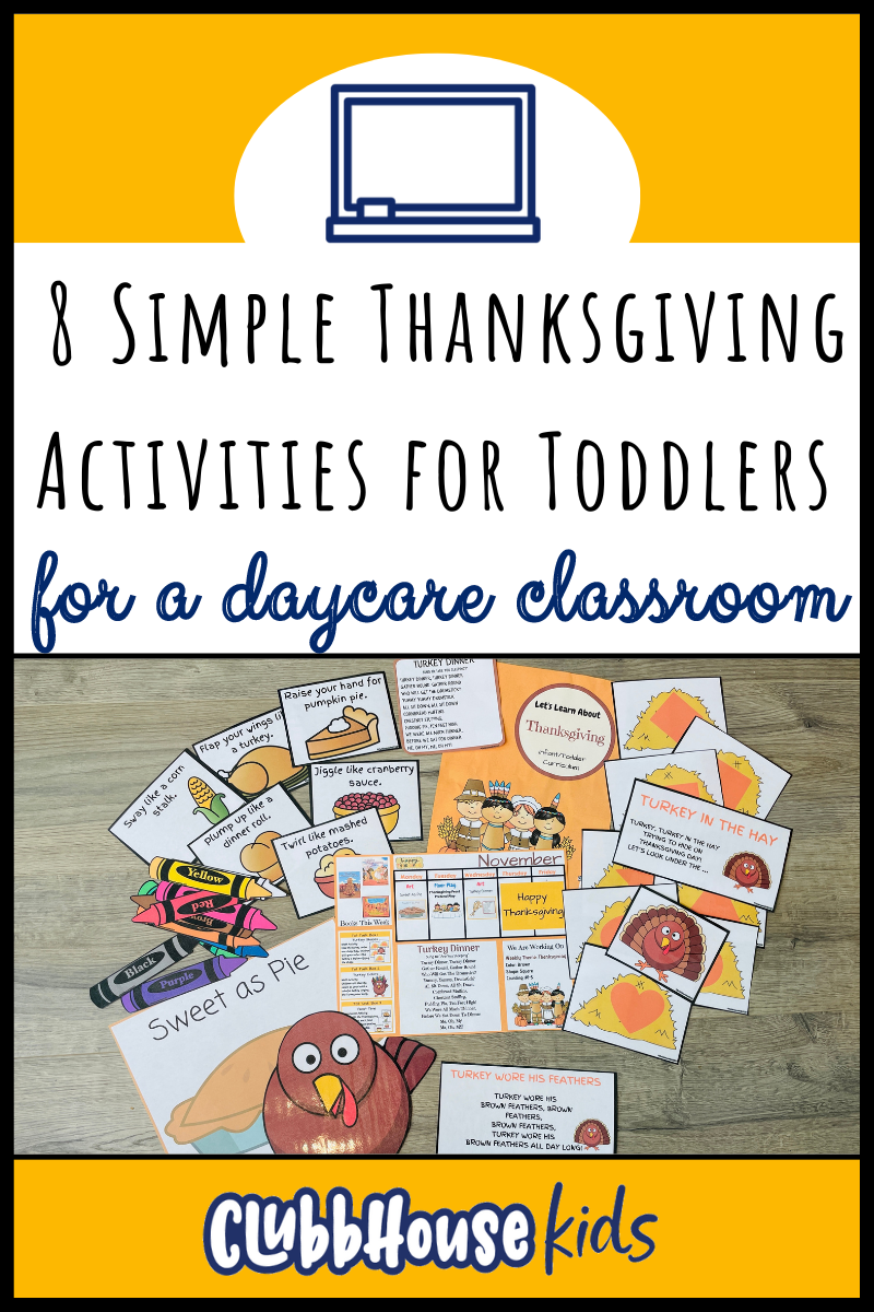 8 Simple Thanksgiving Activities For Toddlers For A Daycare Classroom ...