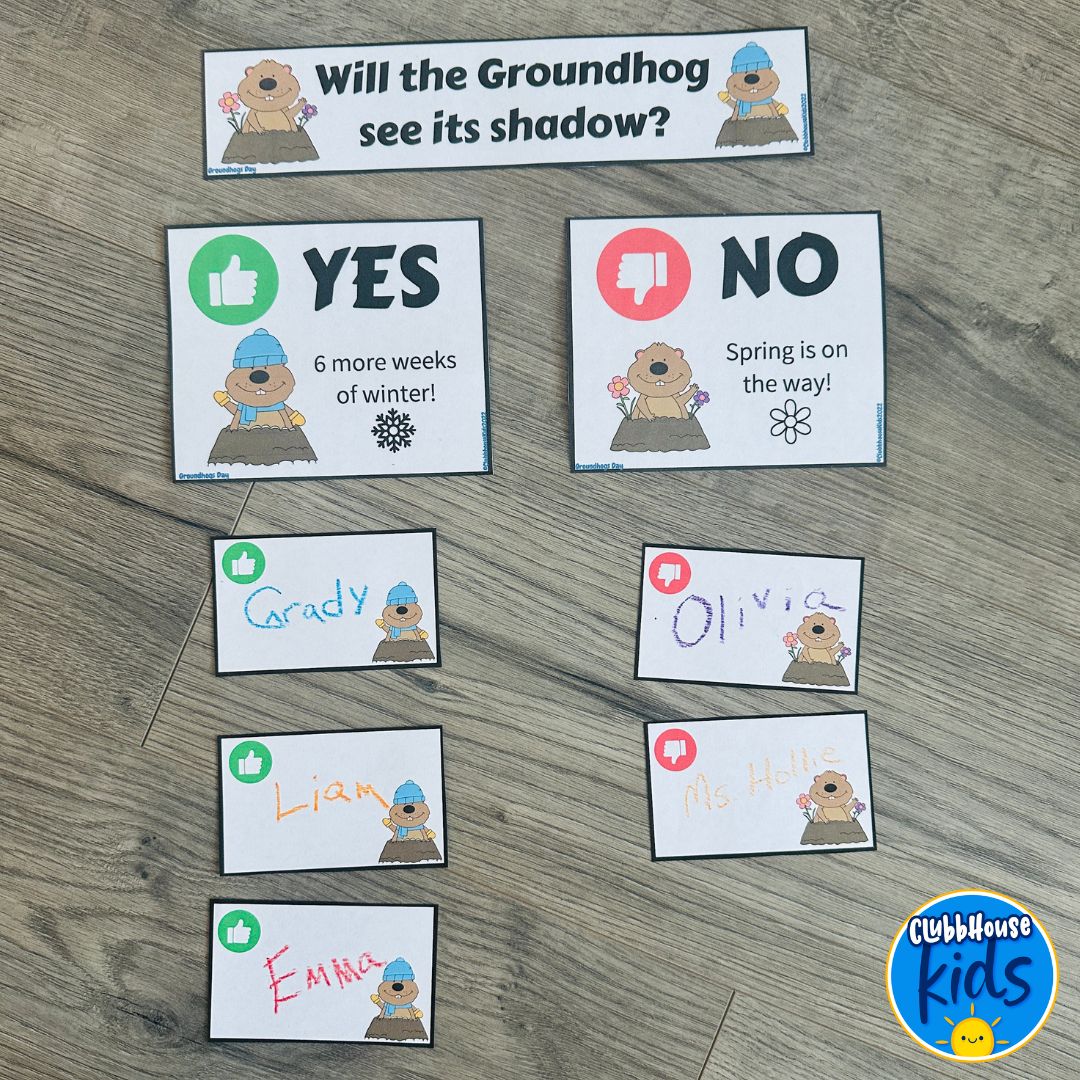 Engaging Groundhog Day Activity For Toddler and Preschool Classrooms ...