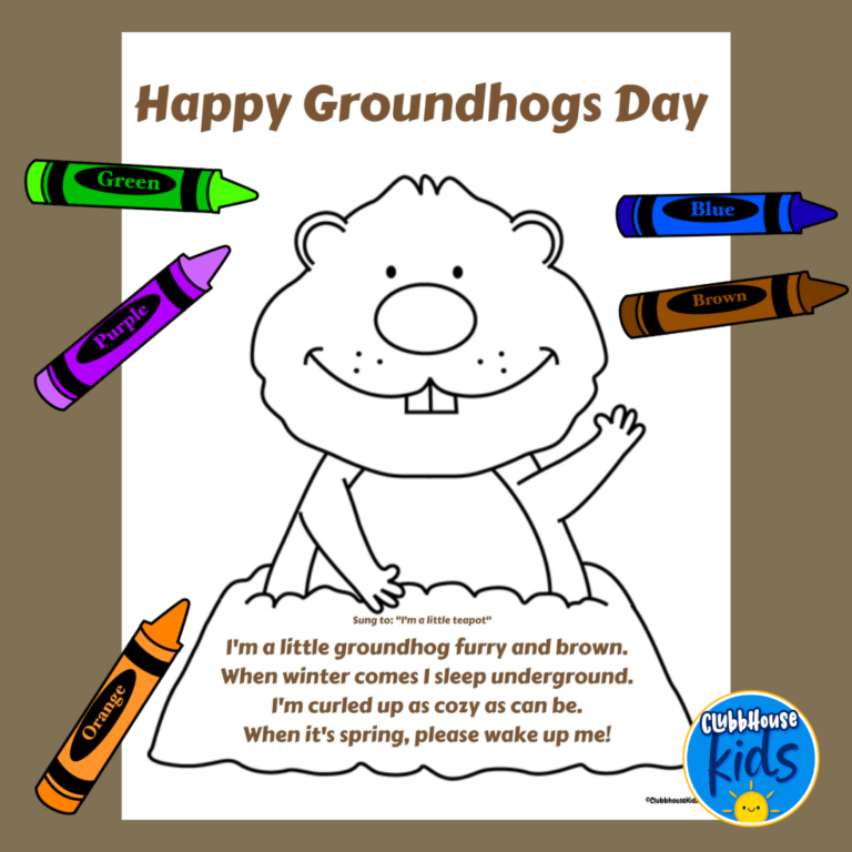Groundhog Day Songs For Preschool and Toddler Classrooms - ClubbhouseKids
