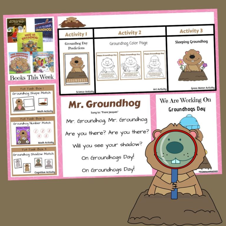 Groundhog Day Songs For Preschool and Toddler Classrooms - ClubbhouseKids