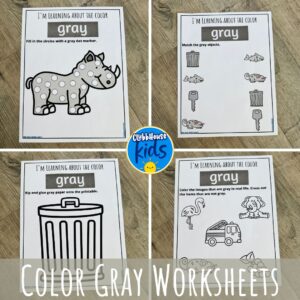 10 Engaging Gray Color Activities for Toddlers and 2-Year-Olds: Fun ...