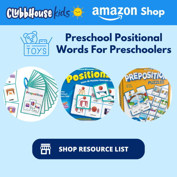 Mastering Positional Words: 10 Ready-to-Use Preschool Math Lesson Plans ...