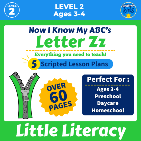 Teach the Letter Z to Toddlers and Preschoolers: Fun Zipper-Themed ...