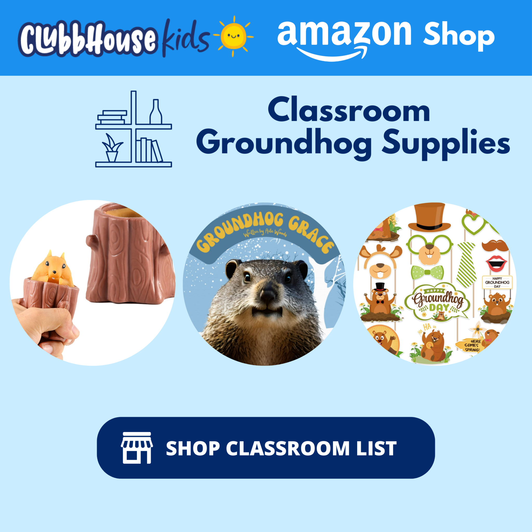 Groundhog Day Songs For Preschool and Toddler Classrooms - ClubbhouseKids